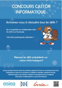 Concours Castor Informatique 2025 – Maths, Physique-Chimie – Voie ...