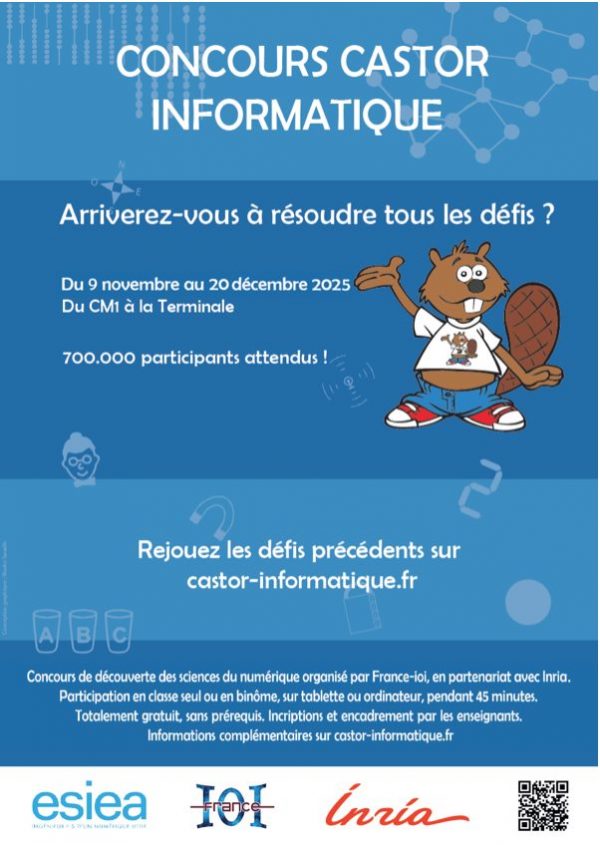 Concours Castor Informatique 2025 – Maths, Physique-Chimie – Voie ...